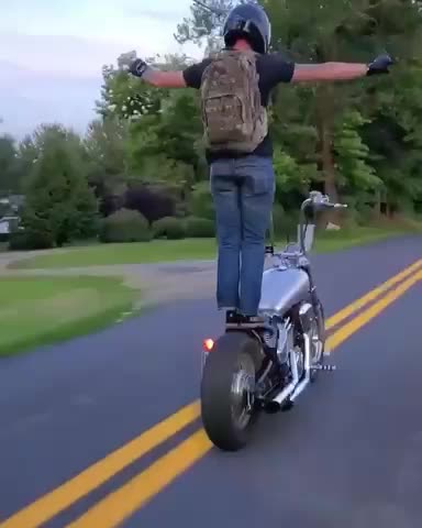 Indian Larry Motorcycle Stunt