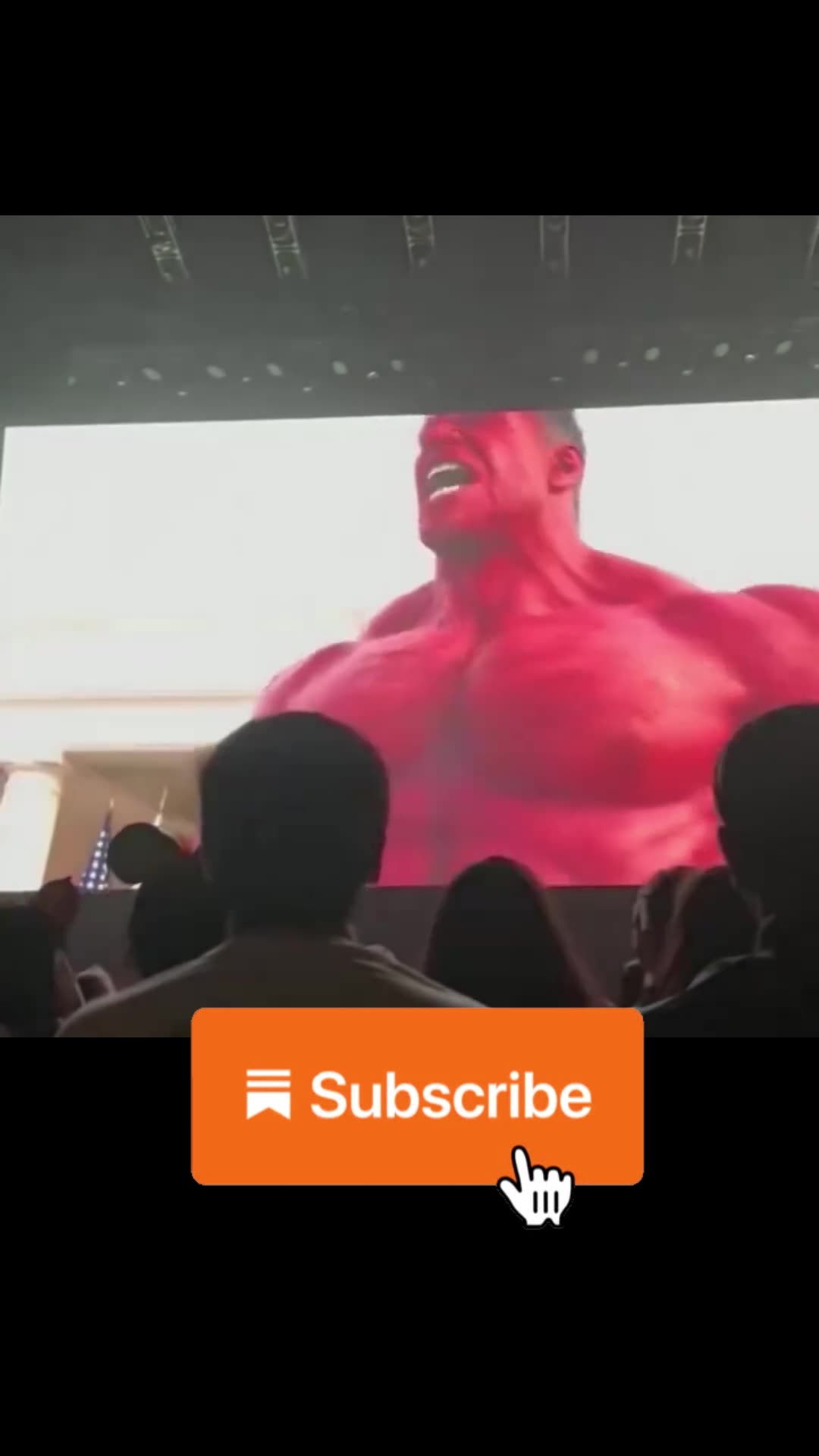 RED HULK REVEALED 😰🥶 😱 at D23 #marvel #d23 #disney #mcu #crazy #hulk