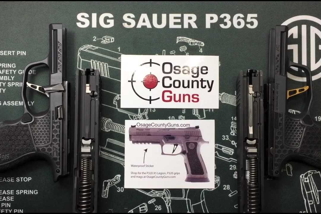 How to remove new and old style P365 striker assembly