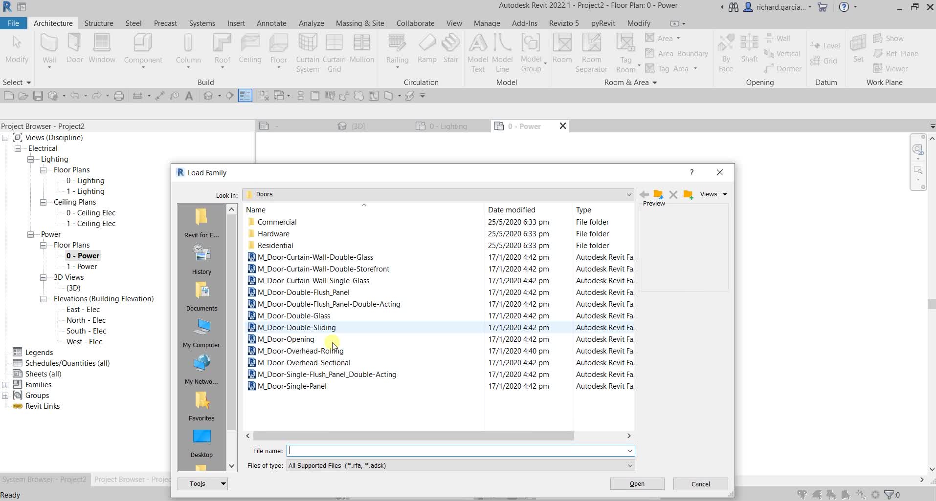 REVIT ELECTRICAL: CREATE ELECTRICAL FIXTURE WITH OFFSET SYMBOL PARAMETER