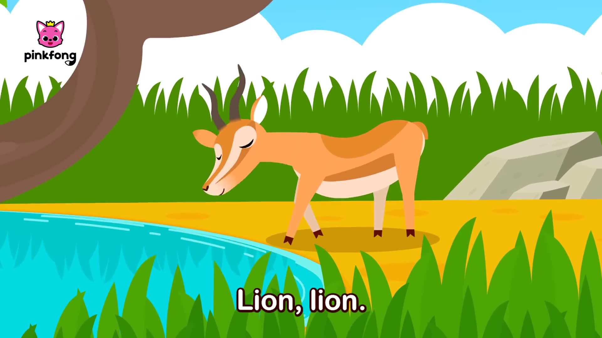 The Lion Lesson - Storytime with Pinkfong and Animal Friends - Cartoon ...