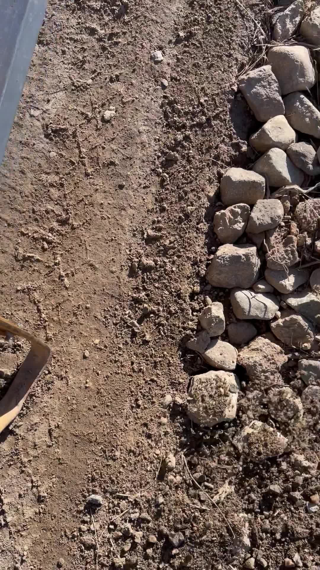 How patch a dirt road or driveway by hand part 2