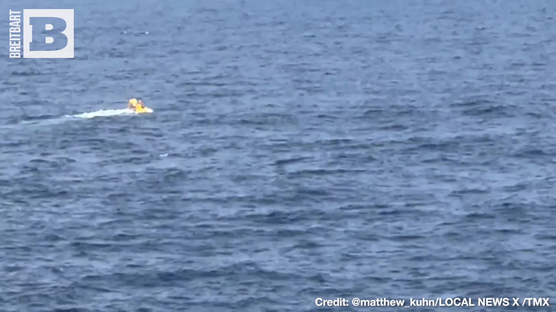 OVERBOARD! Woman Rescued After Falling from 10TH DECK Off Cruise Ship