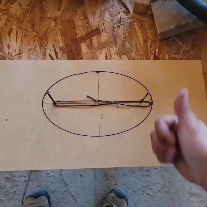 String method for drawing an ellipse