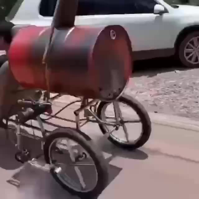 THIS IS A HOMEMADE STEAM ENGINE BIKE