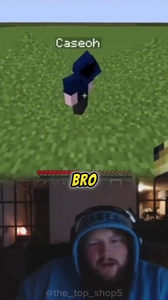 CaseOh Reacts To Him In Minecraft