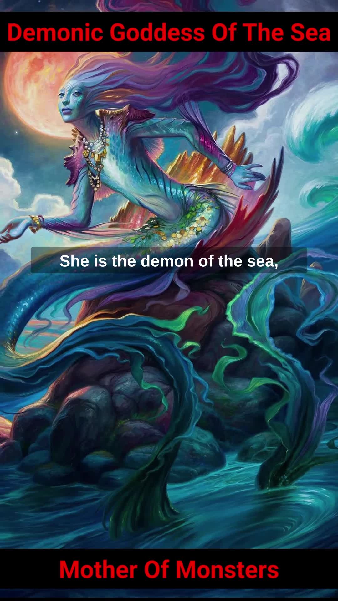 Tiamat Demonic Goddess From Babylonian Mythology #shorts | Demonology