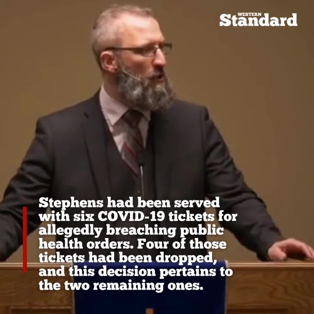 Pastor Stephens acquitted on charges of breaching COVID public health ...