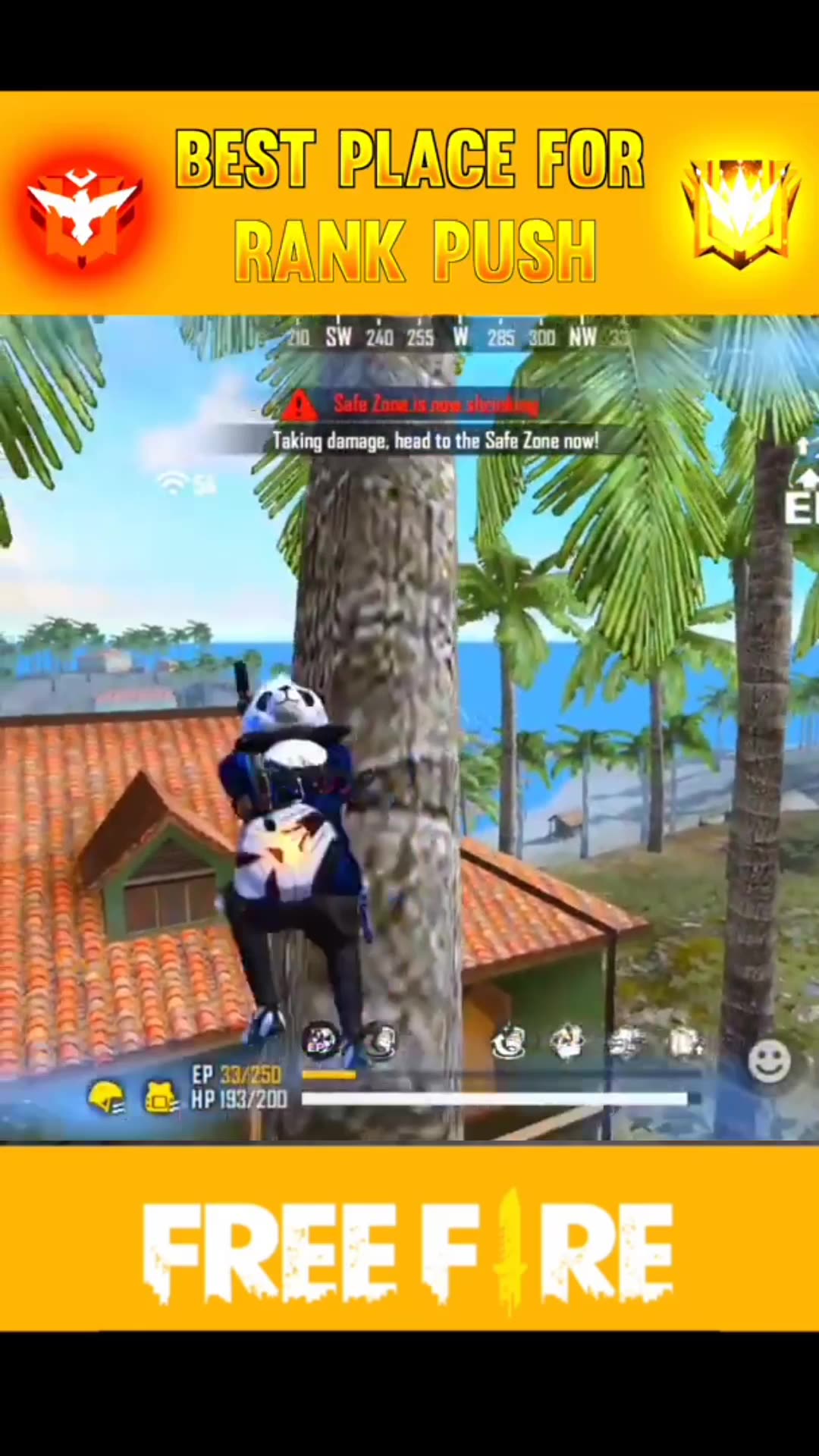 Free fire max rank pushing tips