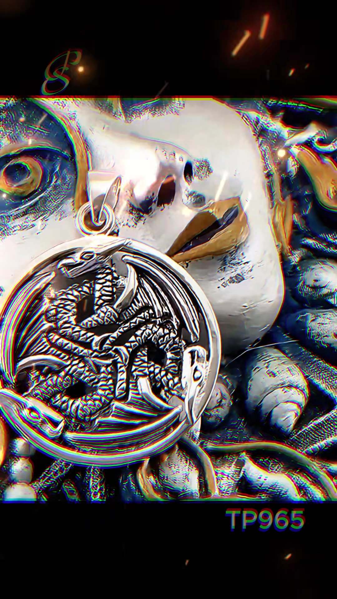 Triple Dragon Amulet – Halloween Strength & Mystique