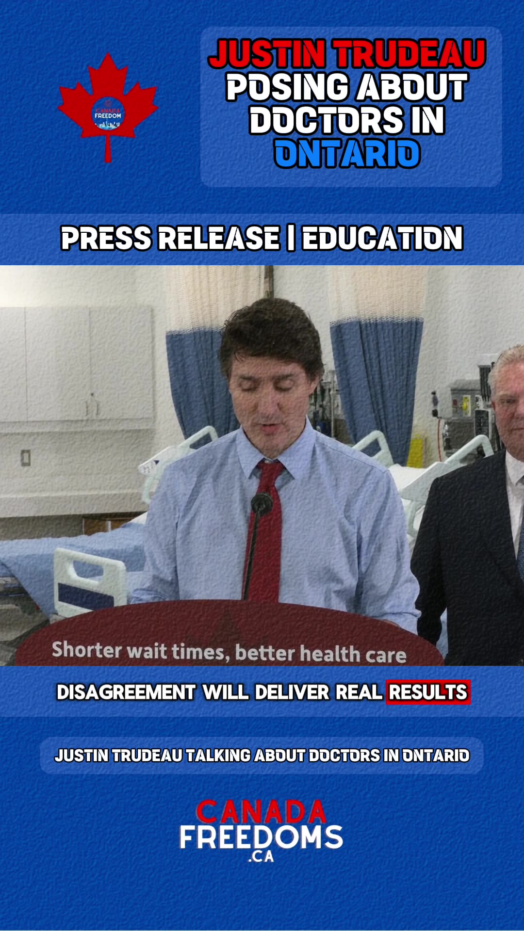 Justin Trudeau In Ontario For A Photo Op