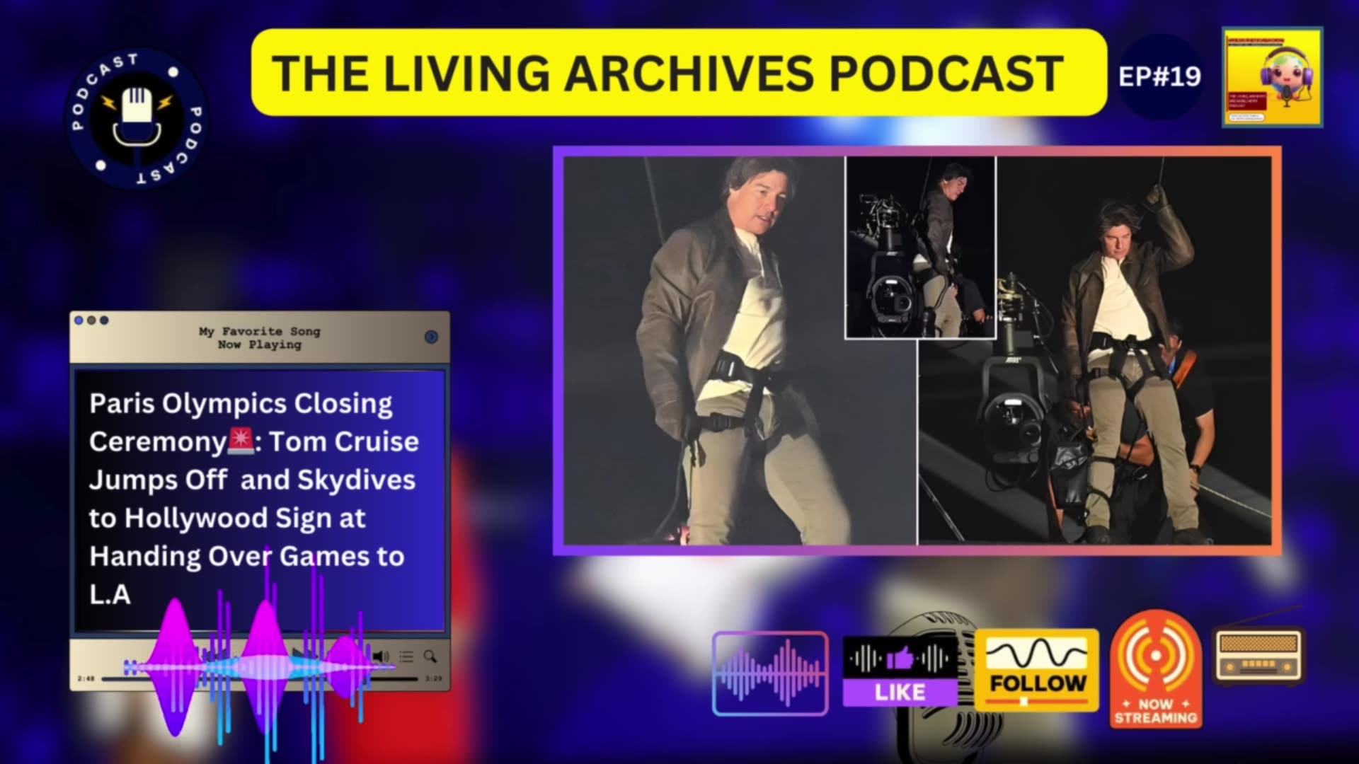 Olympics Updates🚨: Tom Cruise Jumps Off Stadium, Skydives to Hollywood ...