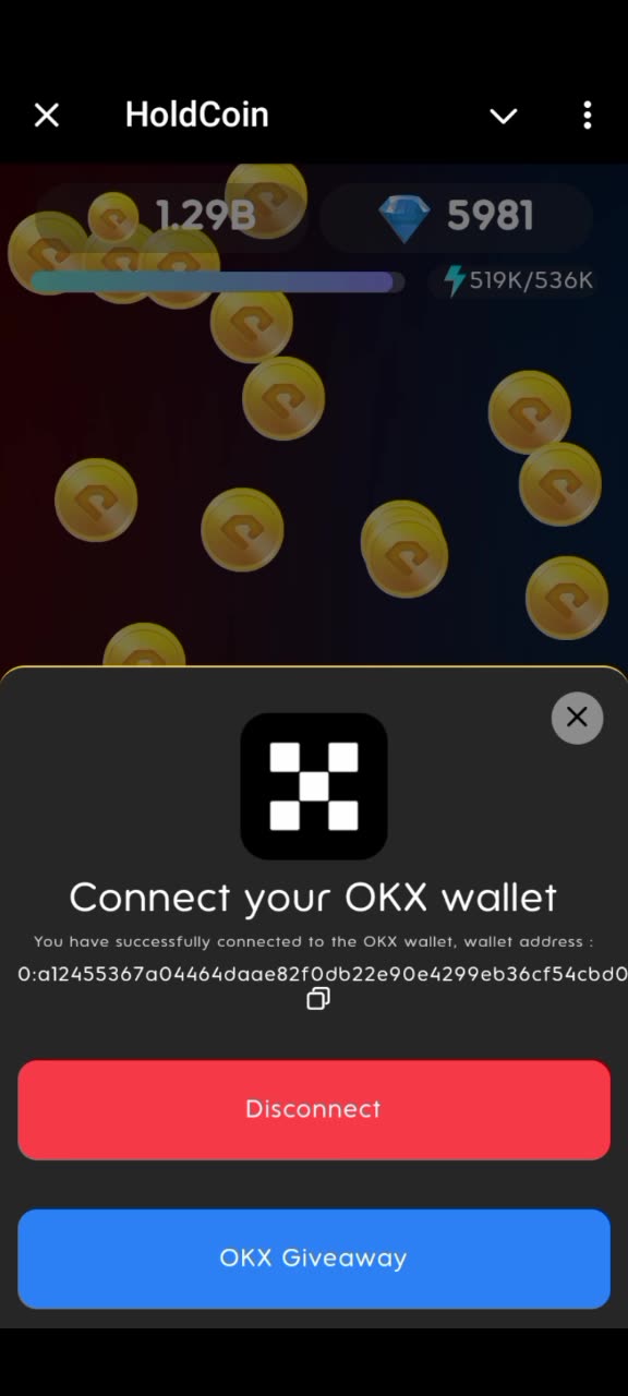 Hold Coin | How To Connect Your OKX Wallet