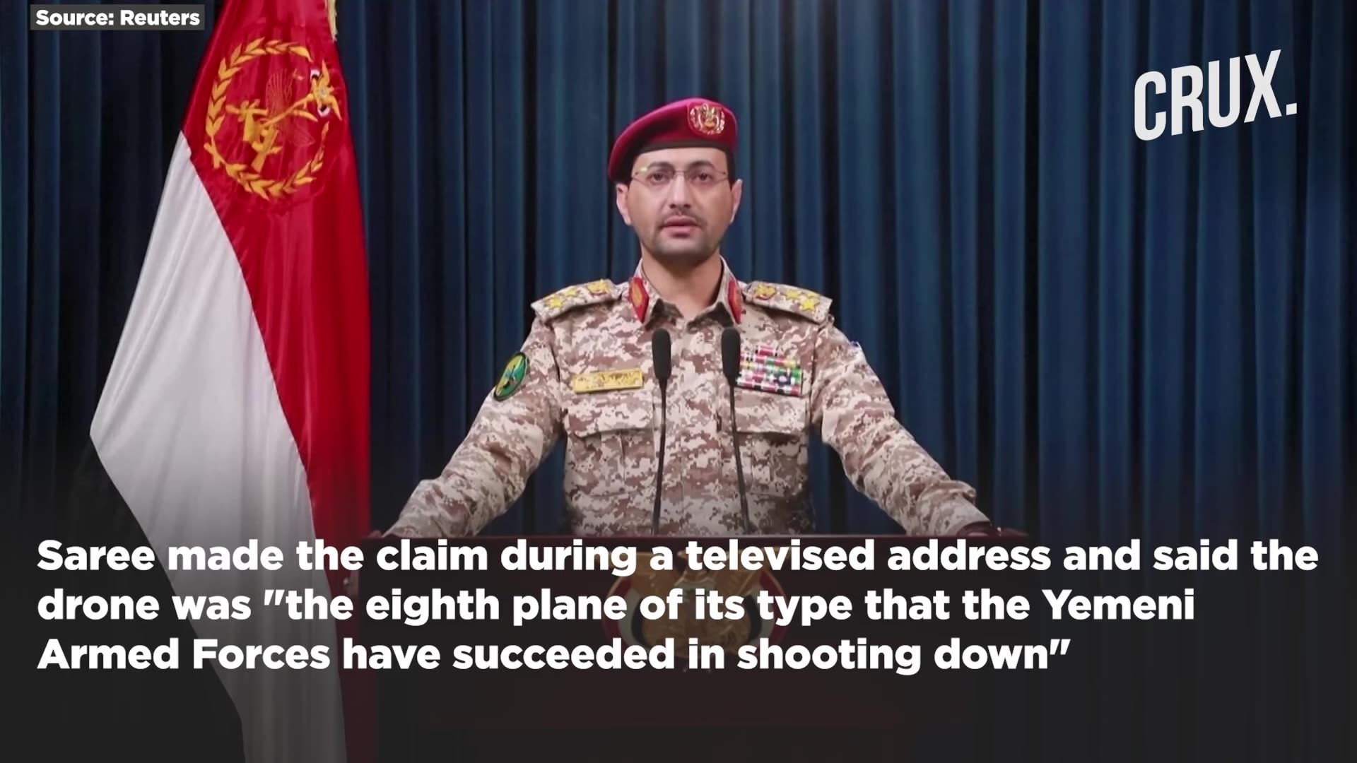 Houthis Down "9th US MQ-9 Reaper", Praise Jordanian Who Attacked Israel ...