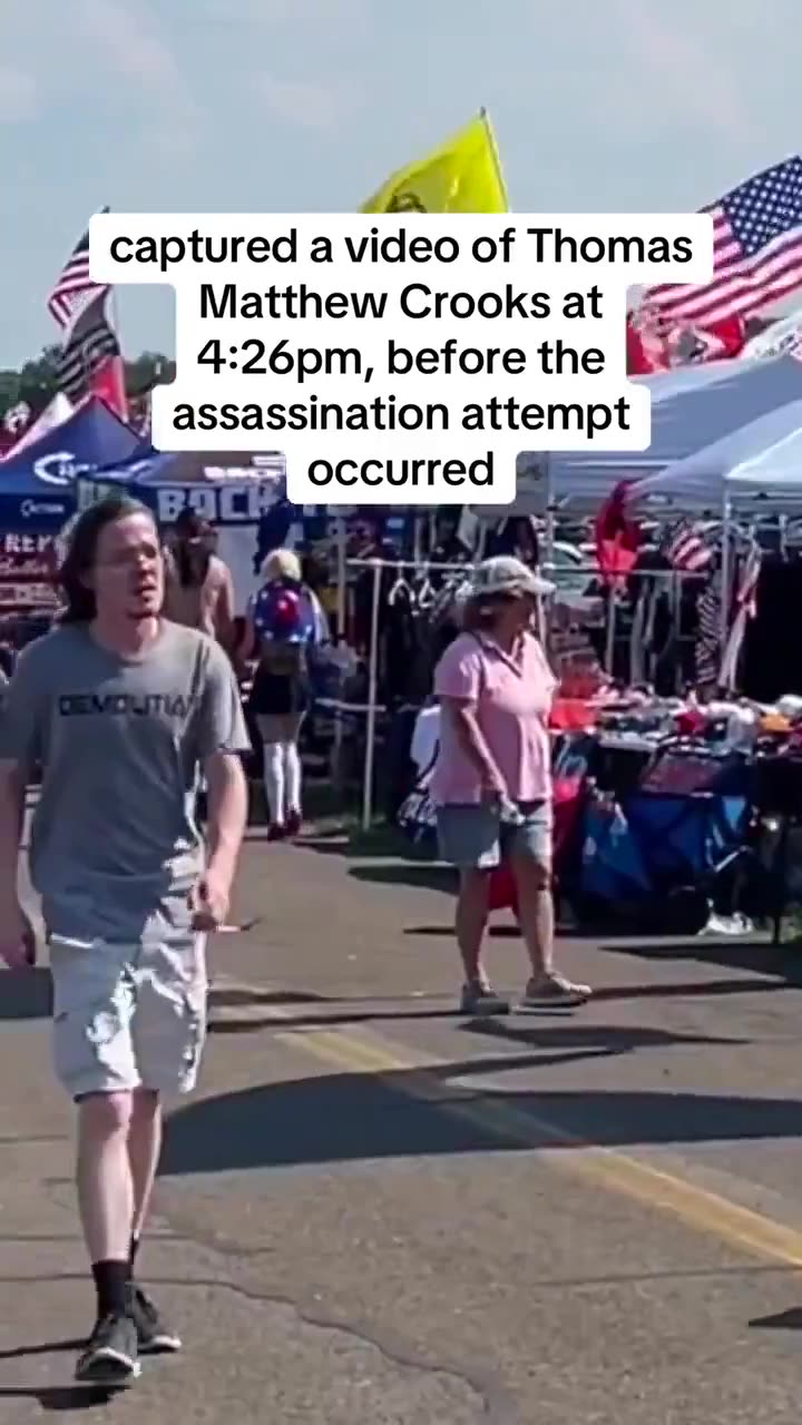 New footage: Thomas Crooks sighting at the Butler rally before shooting