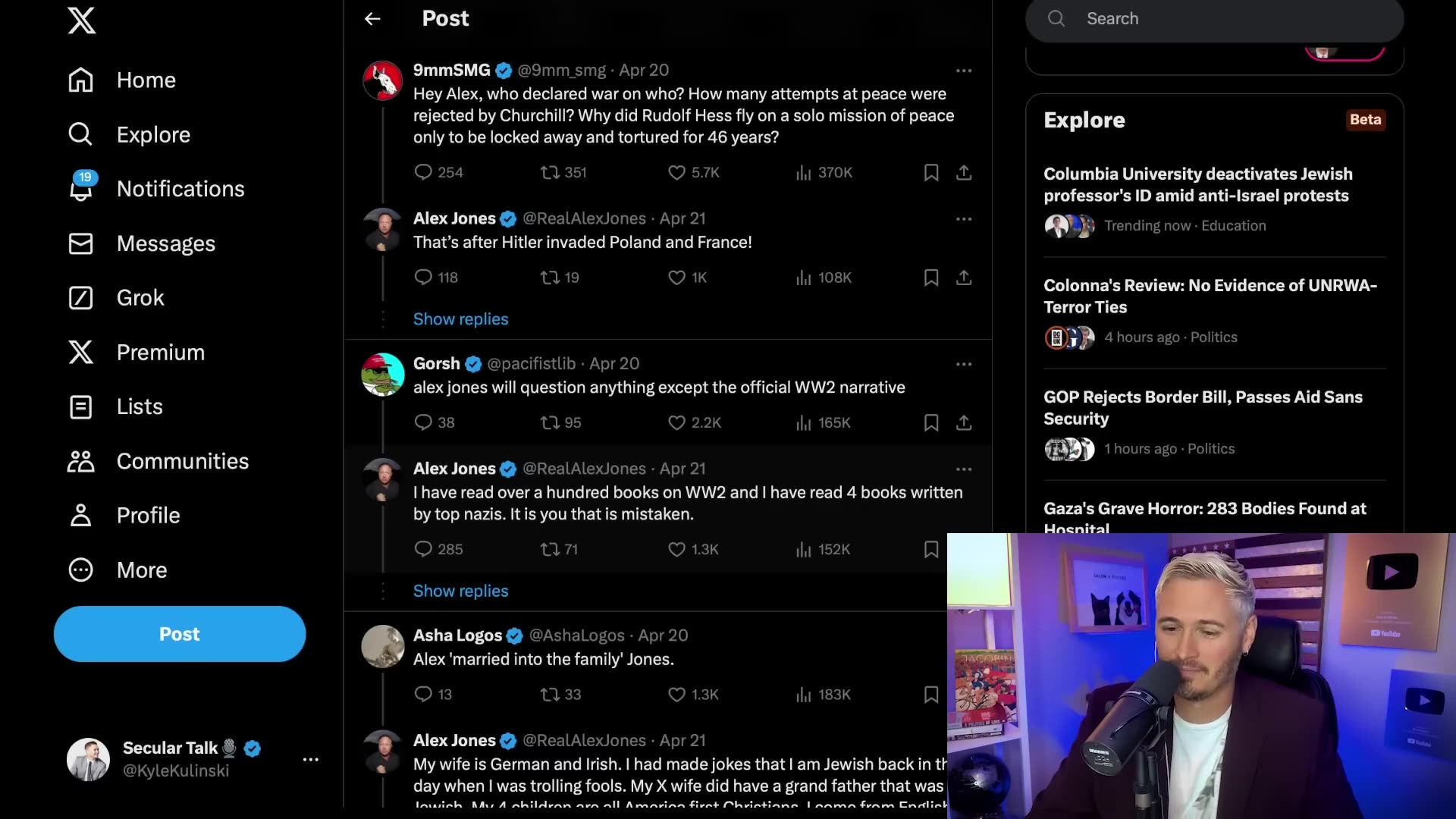 Alex Jones Fans TURN On Him For SHOCKING Reason _ The Kyle Kulinski Show