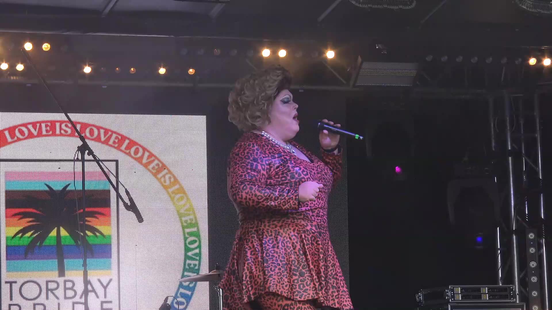Torbay Gay LGBTQIA+Pride Torquay England 2024 Drag and opening speech ...