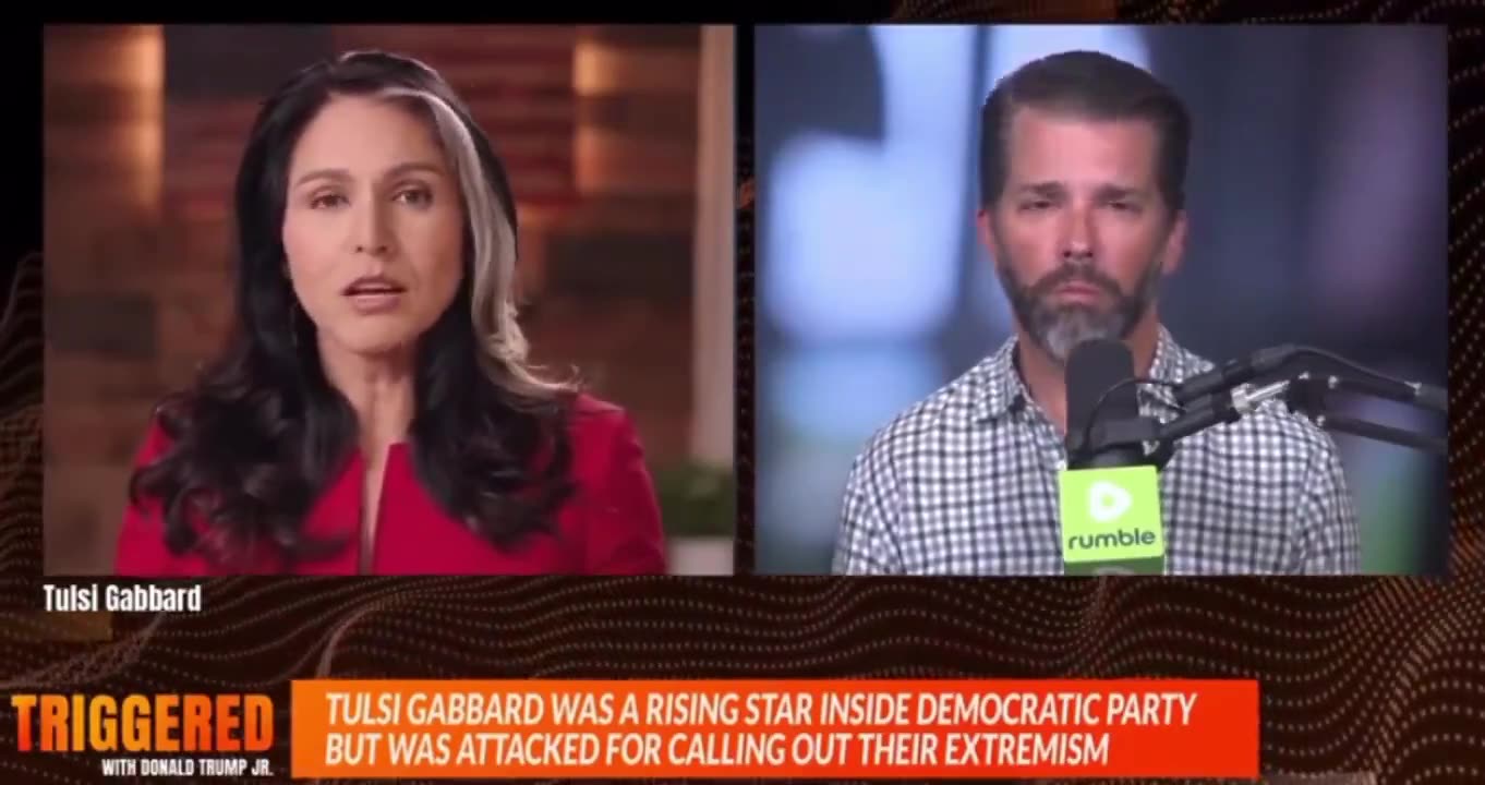 Tulsi Gabbard Tells Don Jr. She'd Be Honored to Run With Trump