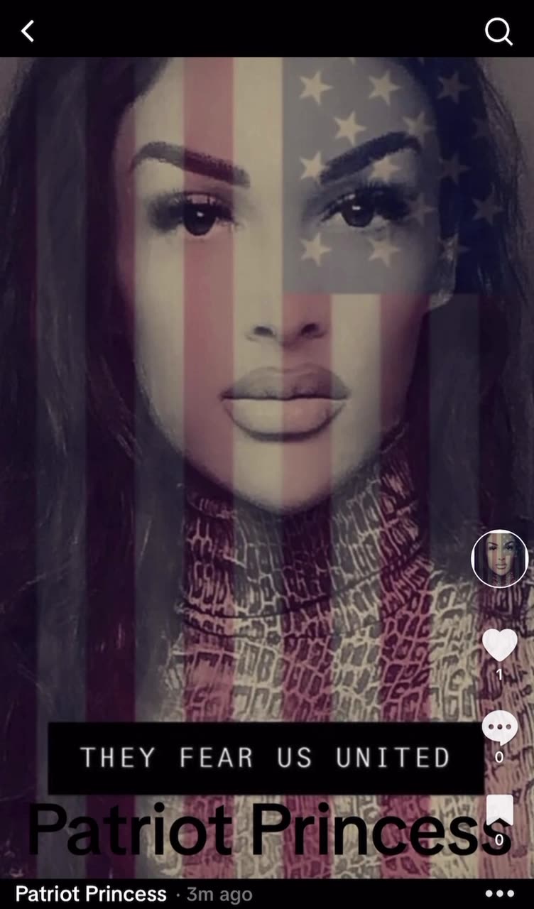 PATRIOT PRINCESS~DID SHE SAY WE’RE ALL GOING DOWN?!!