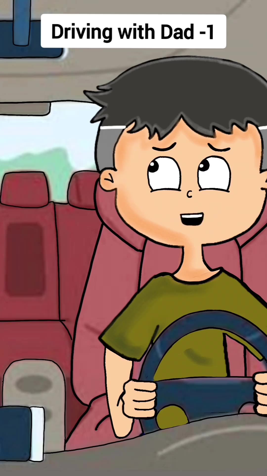 Driving with Dad-1 |Animation Comedy Video | Jokes | Cartoon Comedy ...