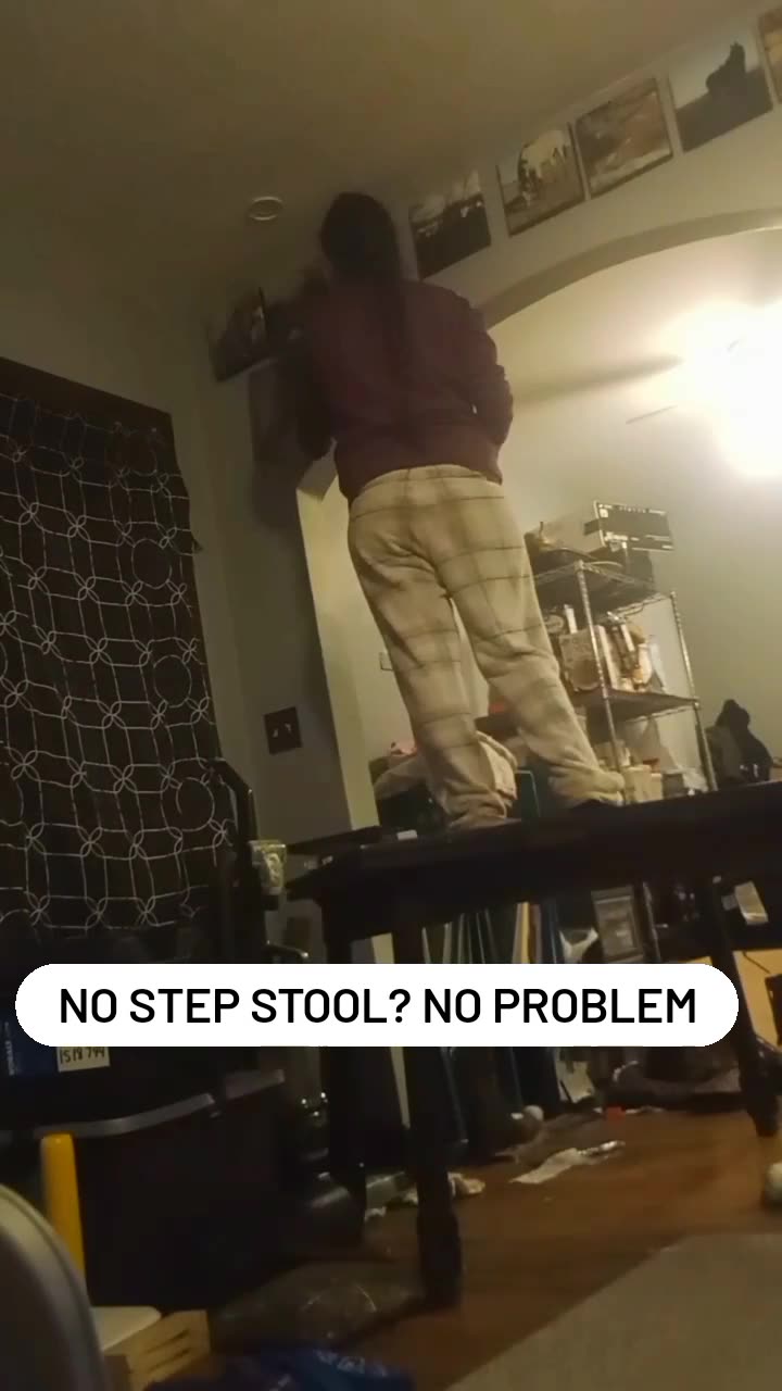 No Step Stool? No Problem!