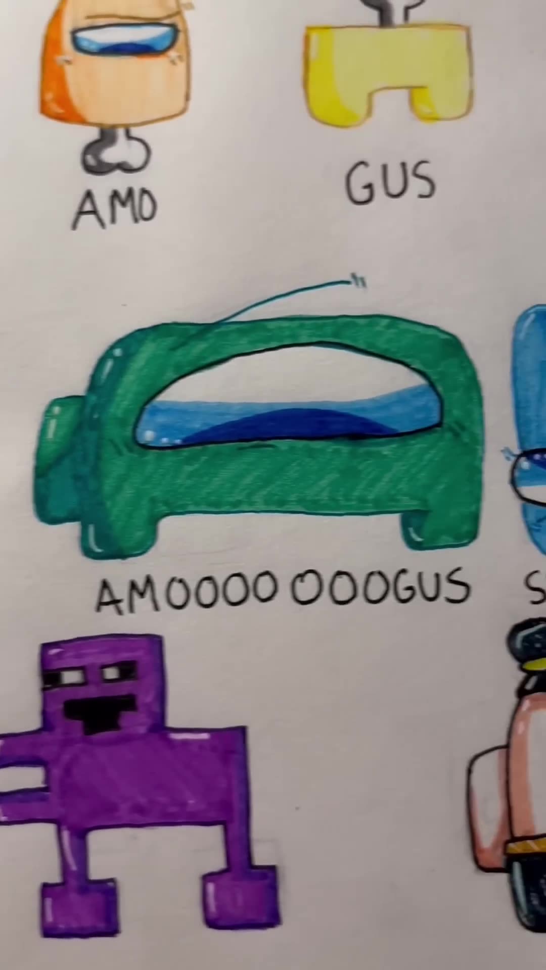 Amogus 😏😂 [REUPLOAD- READ DESC-PINNED COMMENT] #art #shorts #drawing # ...