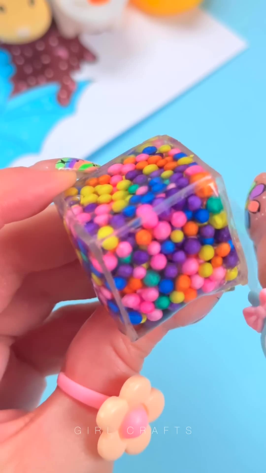 DIY Nano Tape Squishy - Funny Nano Tape Hacks #shorts #youtubeshorts