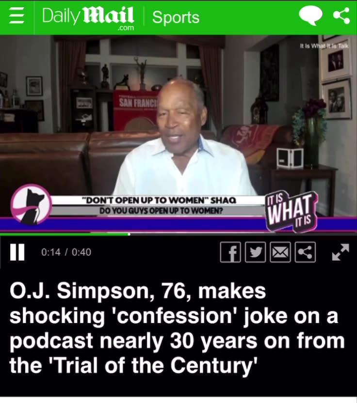 OJ’s Shocking Confession 🤔