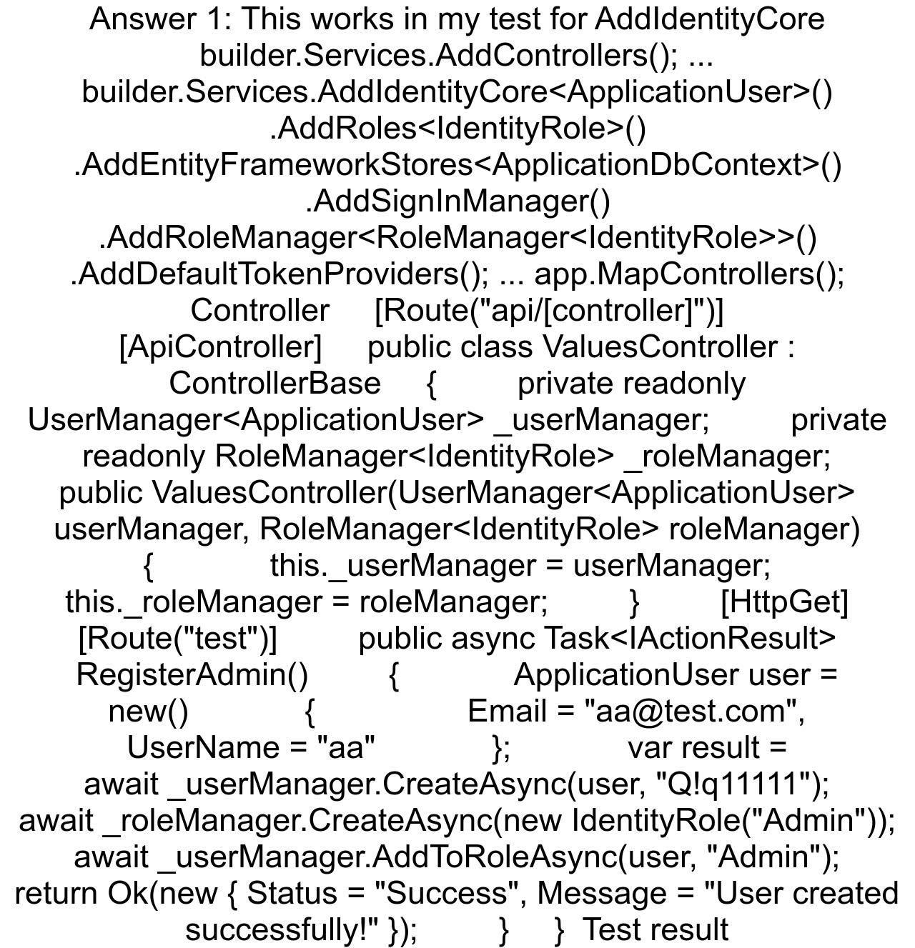How to actually implement Roles in Blazor WebApp and Identity