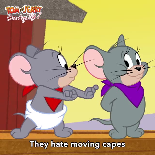 The cowboy up Tom and Jerry cartoon 🤣 😂