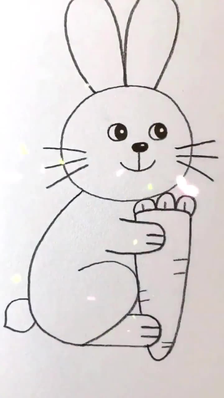 Top Amazing Cartoon Art Drawing Rabbit