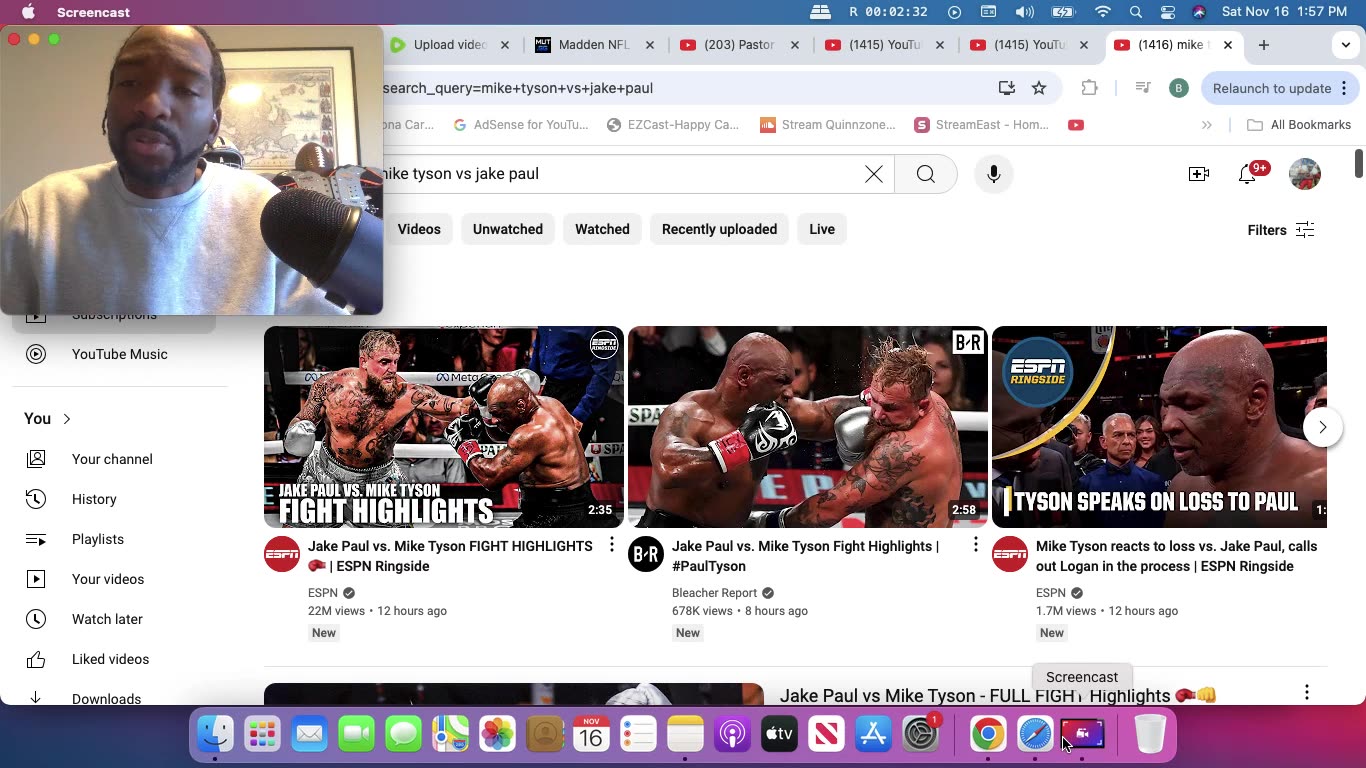 MIke Tyson vs Jake Paul fight was obviouslt rigged and scripted