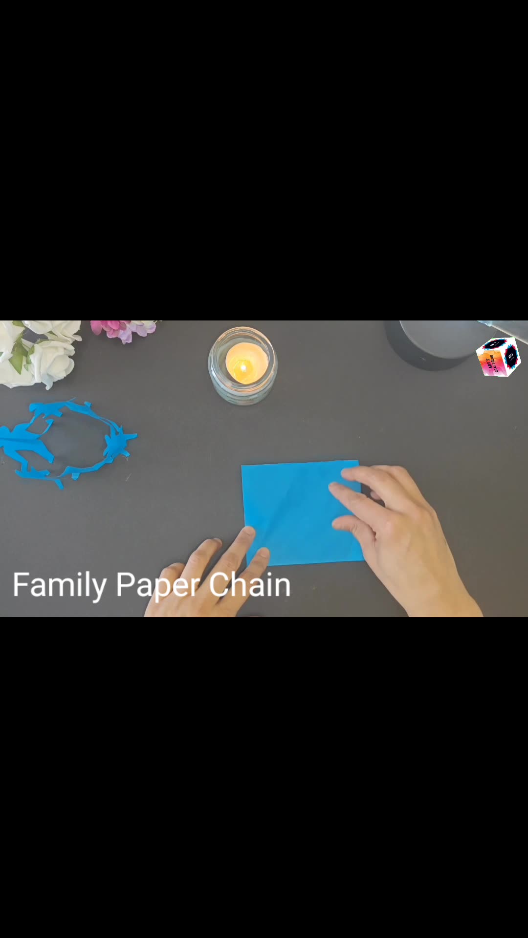 Family Fun with Chain Paper Craft | Paper Chain Family Craft @adyscraftclub