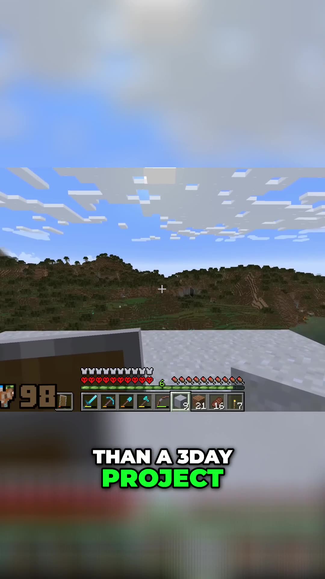 Building a Giant Monolith: My Epic Minecraft Project