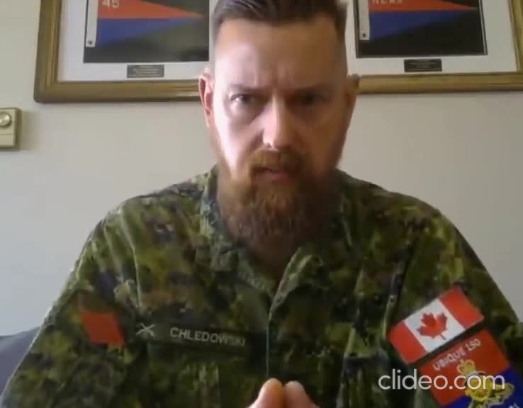 Canadian Army Major Speaks