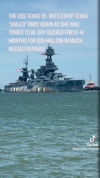 The USS TEXAS 35 - Battleship
