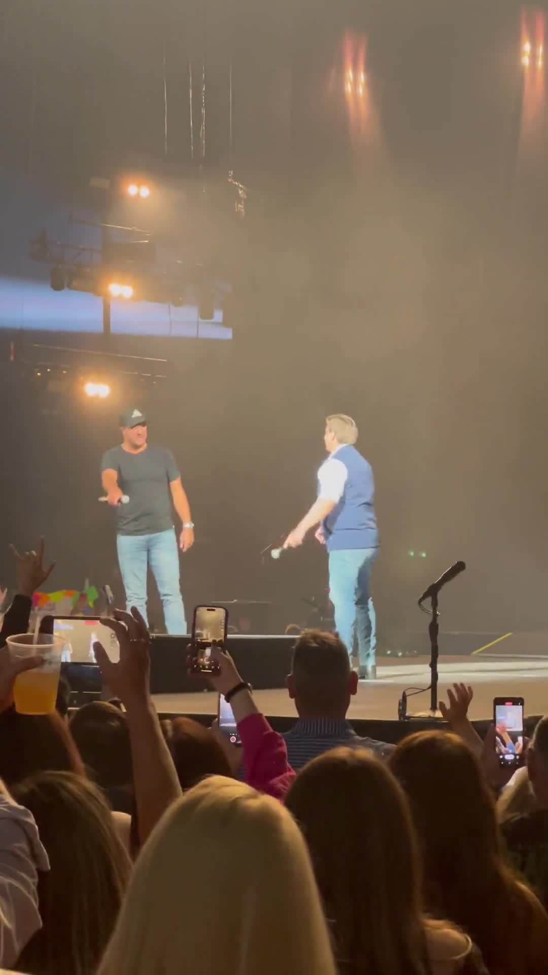 Luke Bryan Brings DeSantis On Stage As The Crowd Goes Wild