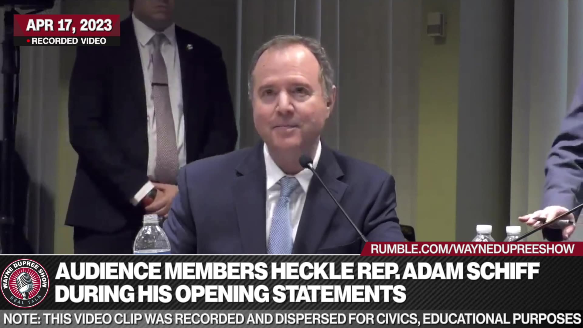 Hecklers Interrupt House Judiciary Hearing in NYC By Screaming at Adam ...