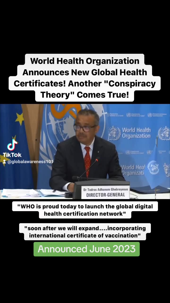 WHO Announced New Global Health Certificate Network