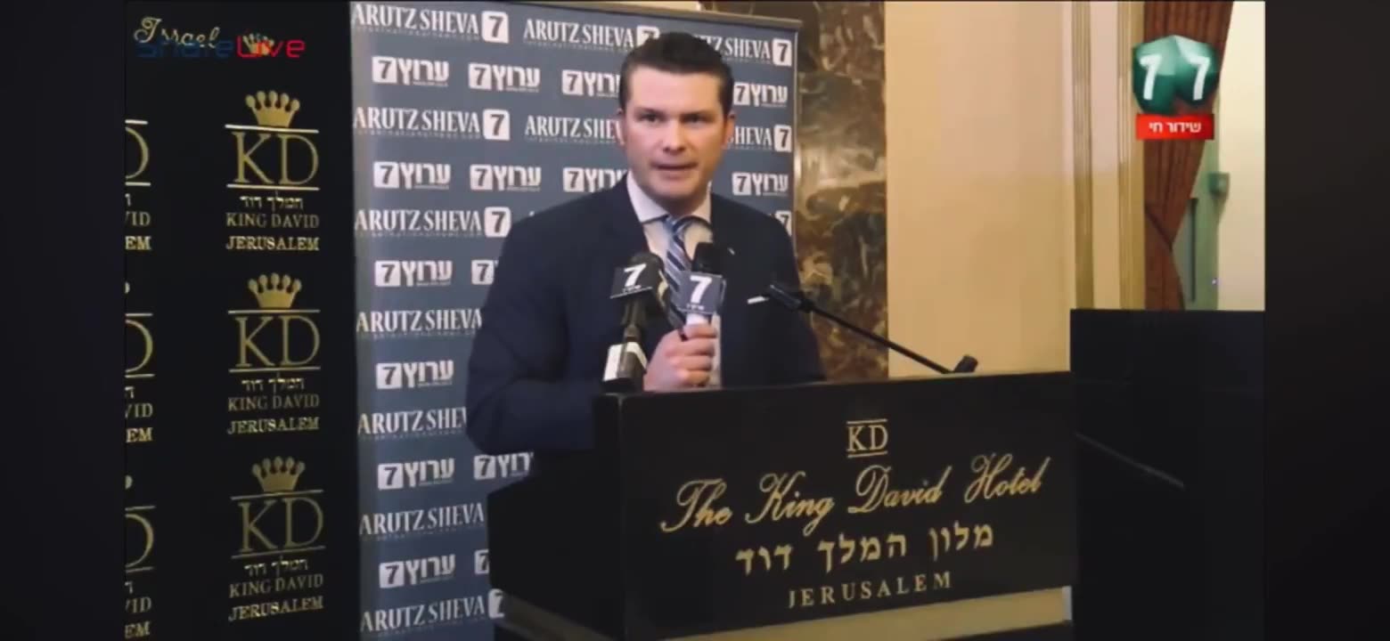 (2018) Trump's new Secretary of Defense Pete Hegseth is a 3rd Temple nut