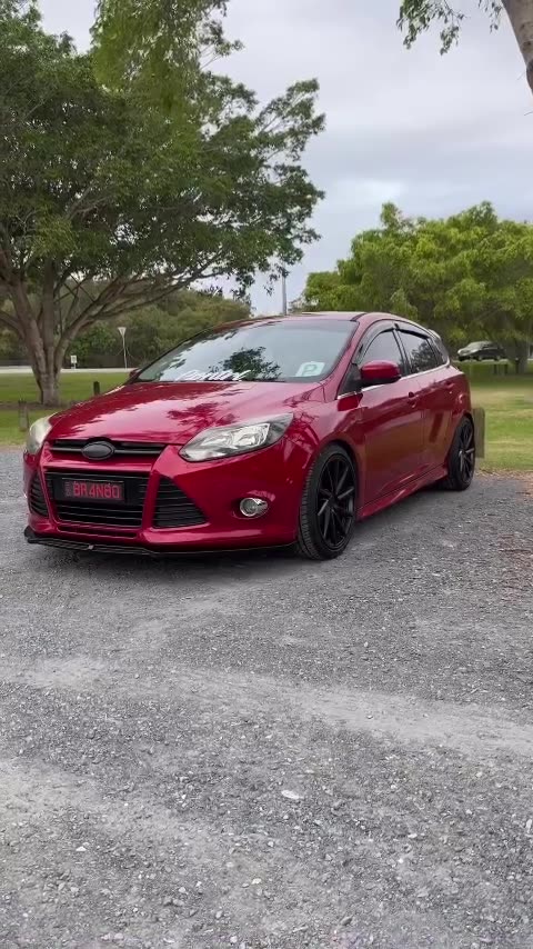 Ford Focus LW Custom LED Rego Keytag (Standard Style 1) showcase. 🔆🔗