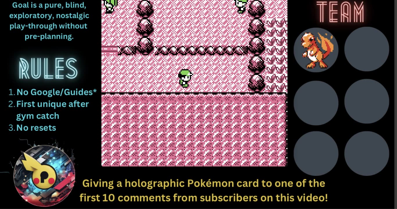 CHARMANDER SOLOS BROCK?! Pokémon Red Playthrough Episode 1.2