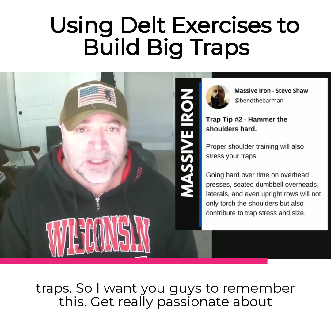 Using Delt Exercises to Build Bigger Traps