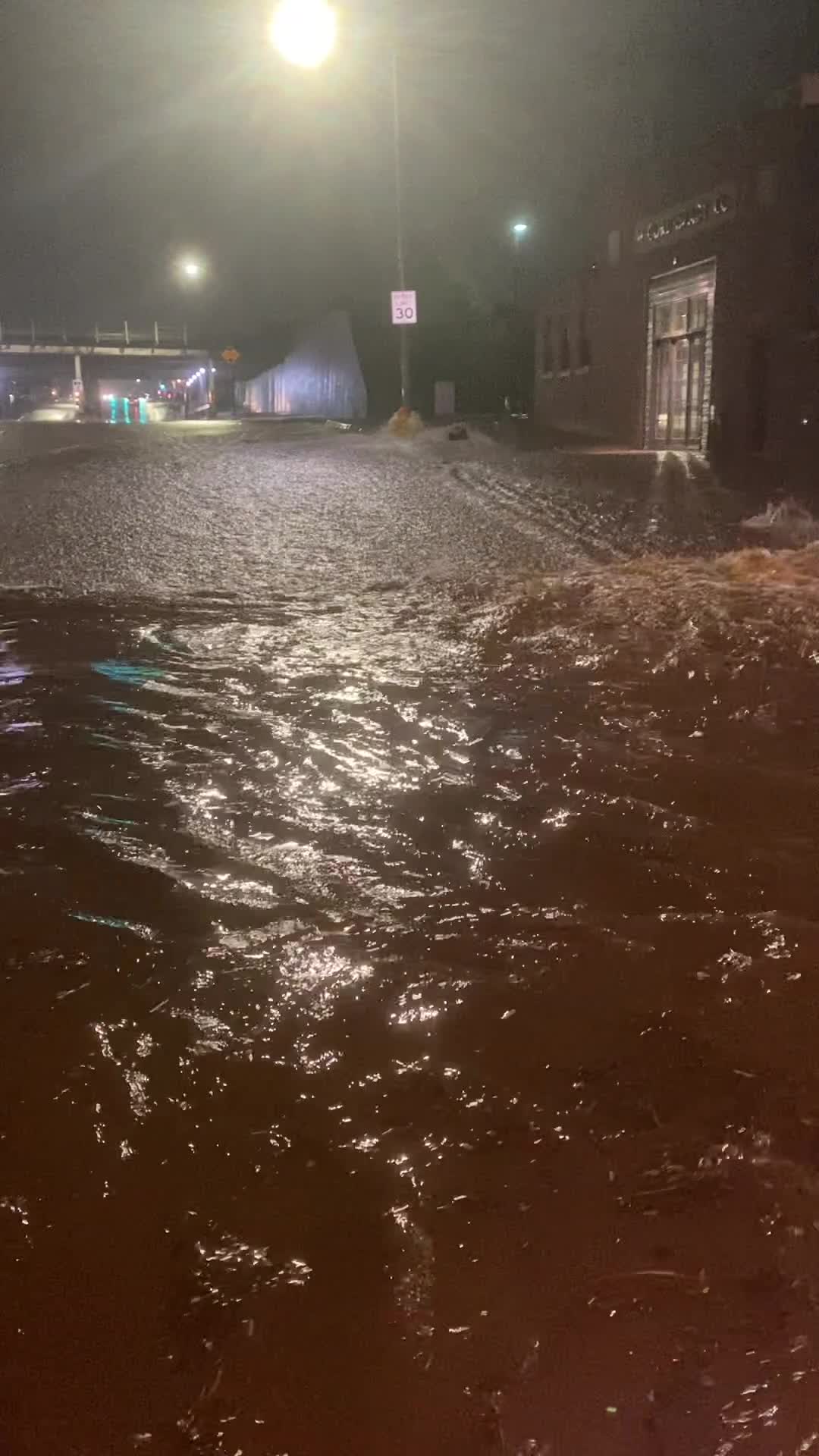 Flash Flooding in Omaha After Heavy Rain