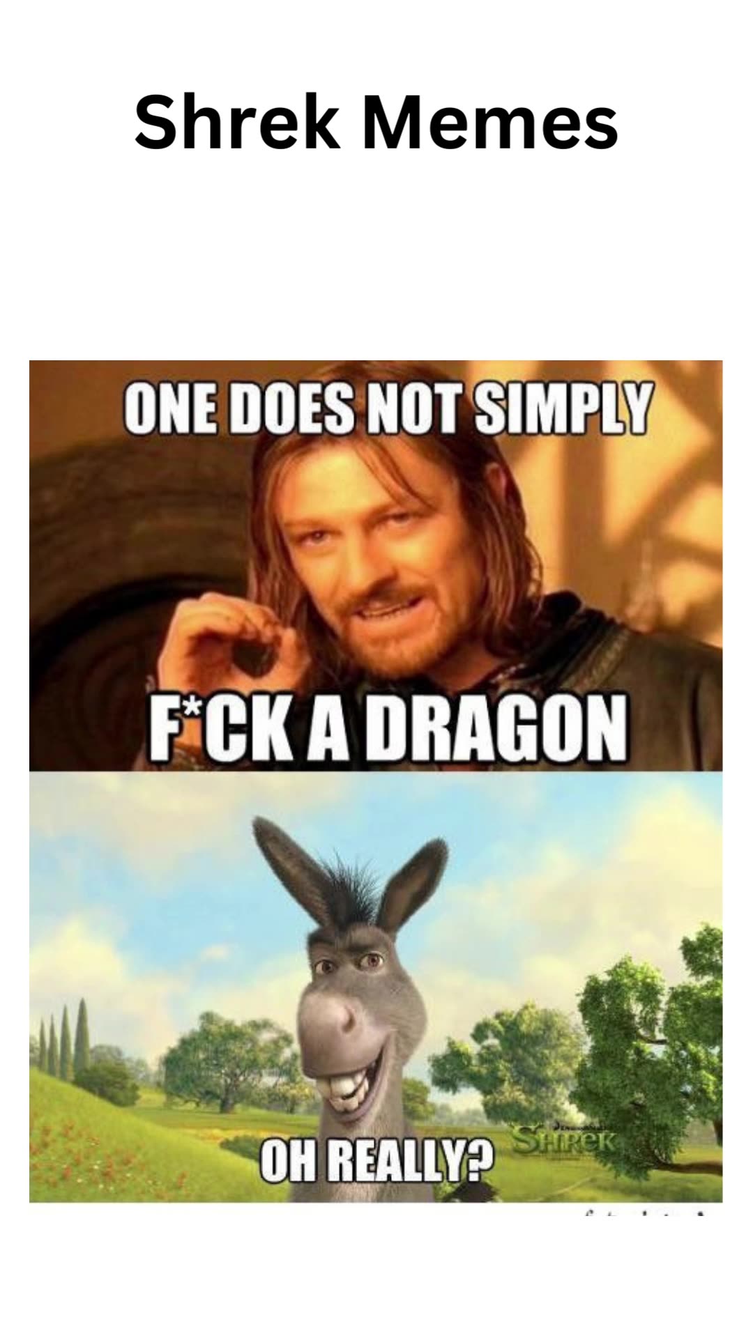 Shrek Memes