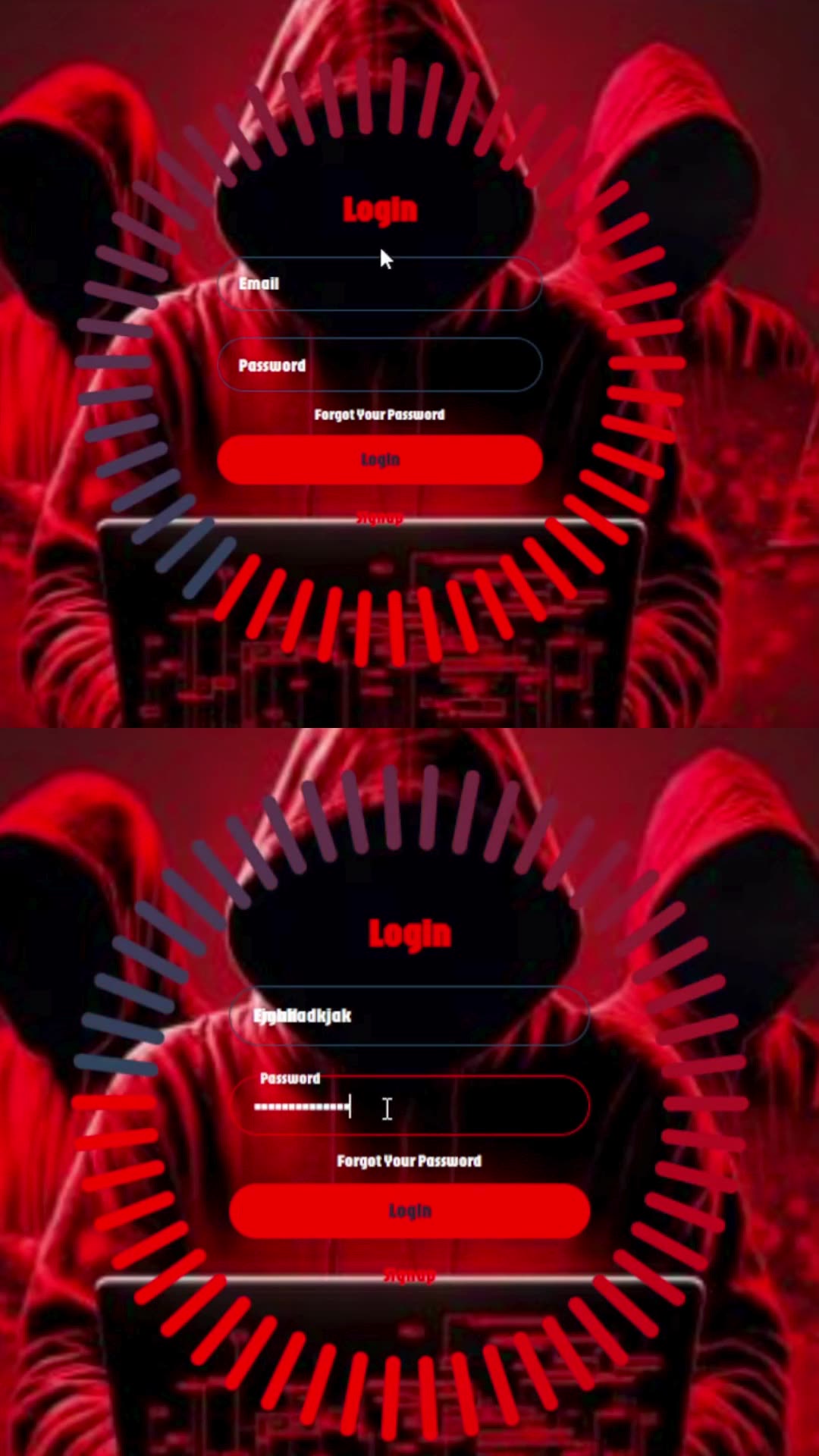 Login Form In Html And Css Create Hacker Website Login Page In Html