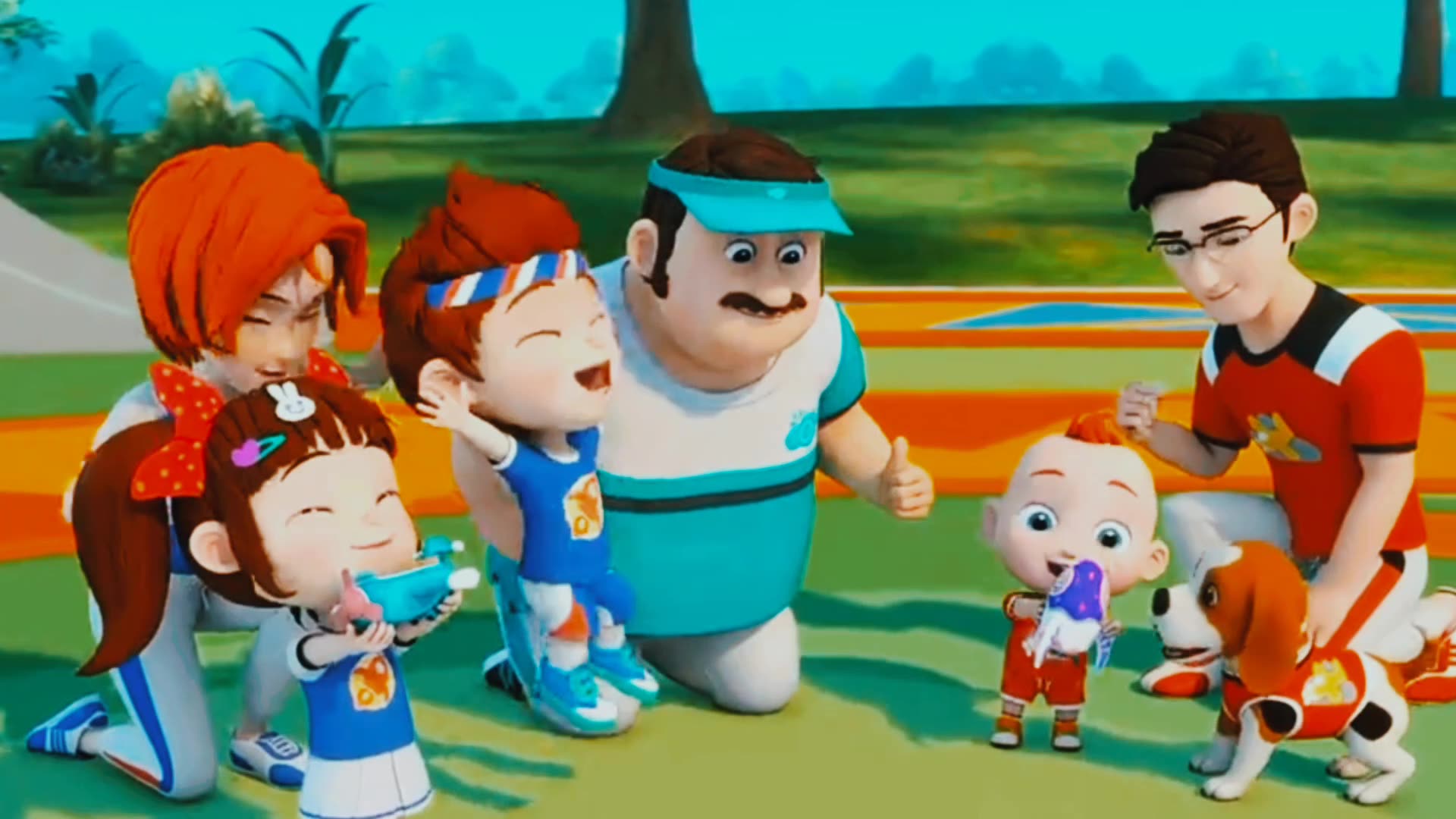 Kids cartoon| Episode : 1|Family Sports day | kids Rhymes| kids ...