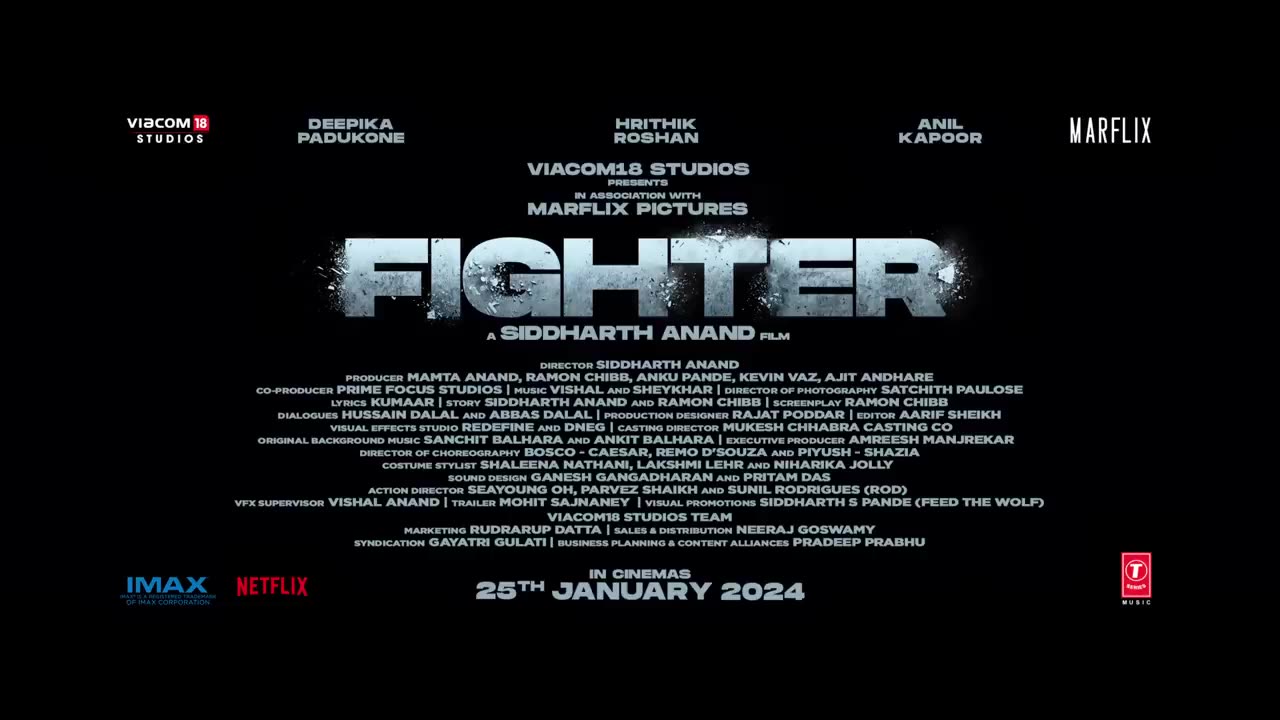 Fighter Official Trailer | Hrithik Roshan, Deepika Padukone, Anil ...