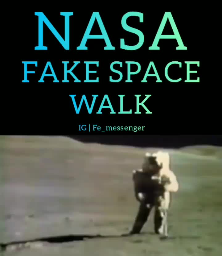 NASA FAKE SPACE WALK