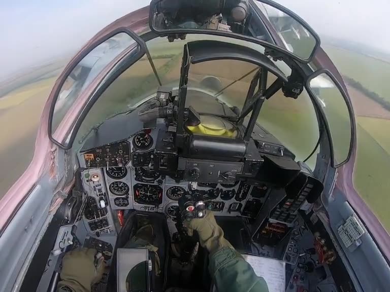 Footage from Inside the Cockpit of a Ukrainian MIG-29